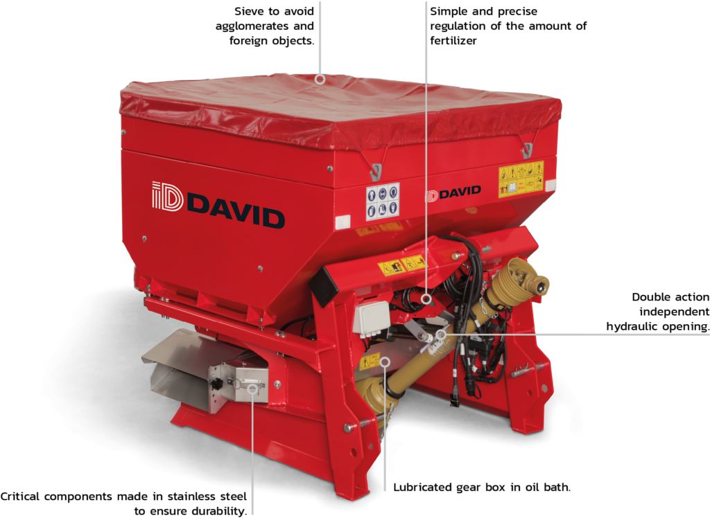 Mounted precision spreader FRT - ID-DAVID